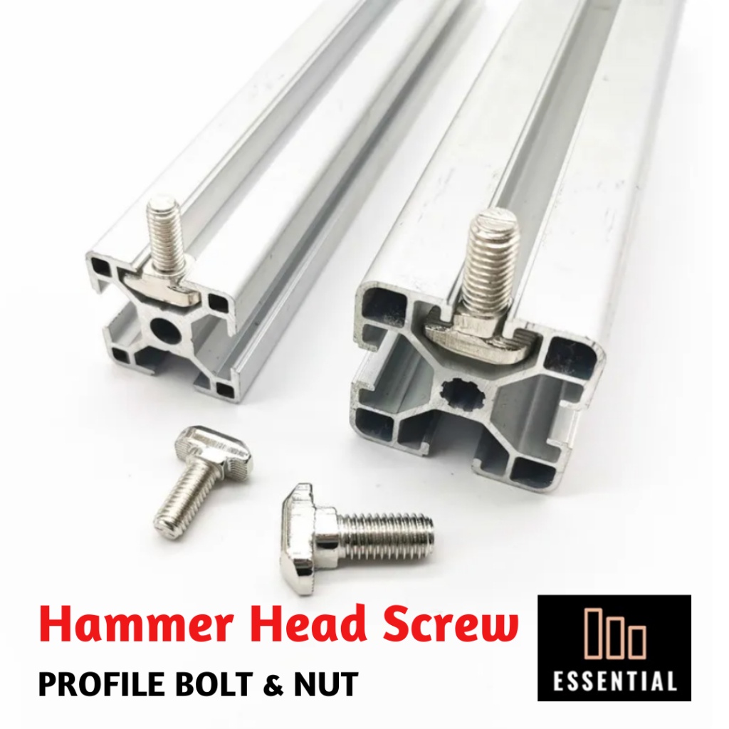 Hammer Head Screw T Hammer Screw Aluminium Profile 2020 3030 3060 4040 ...