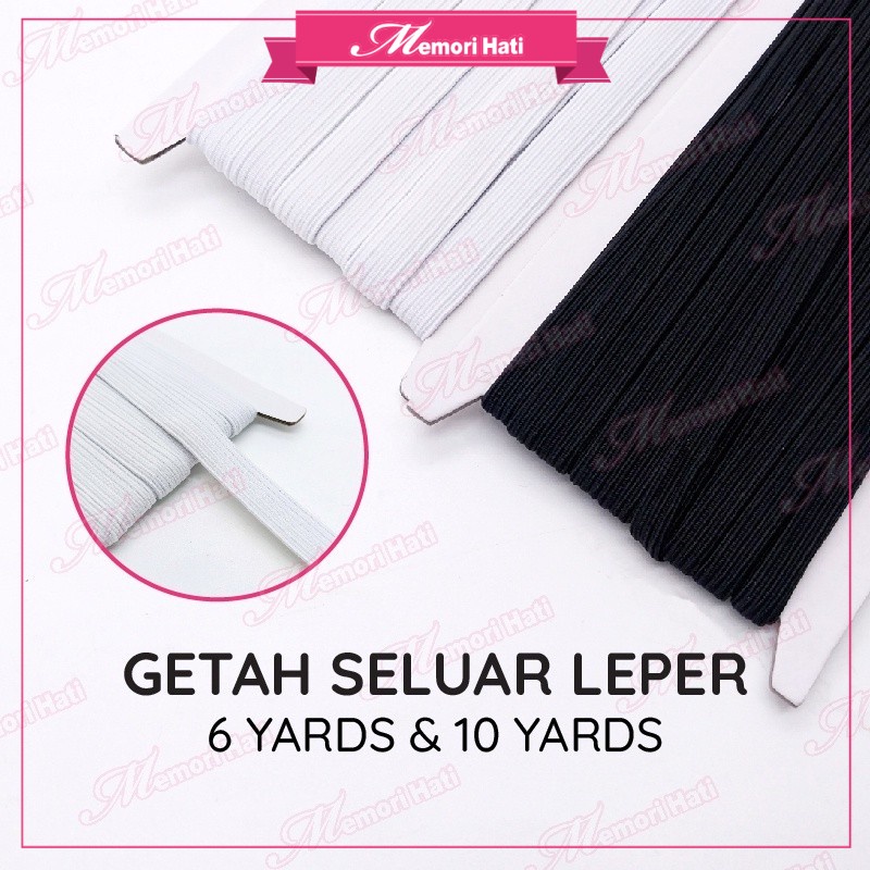 6 yards & 10 yards Getah Seluar Leper Getah Tangan / Knicker Elastic ...