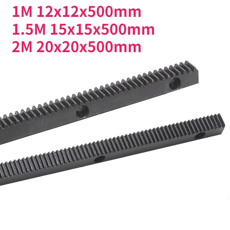 1pcs 1/1.5/2 Modulus 12x12 15x15 20x20 Gear Mechanical Transmission ...