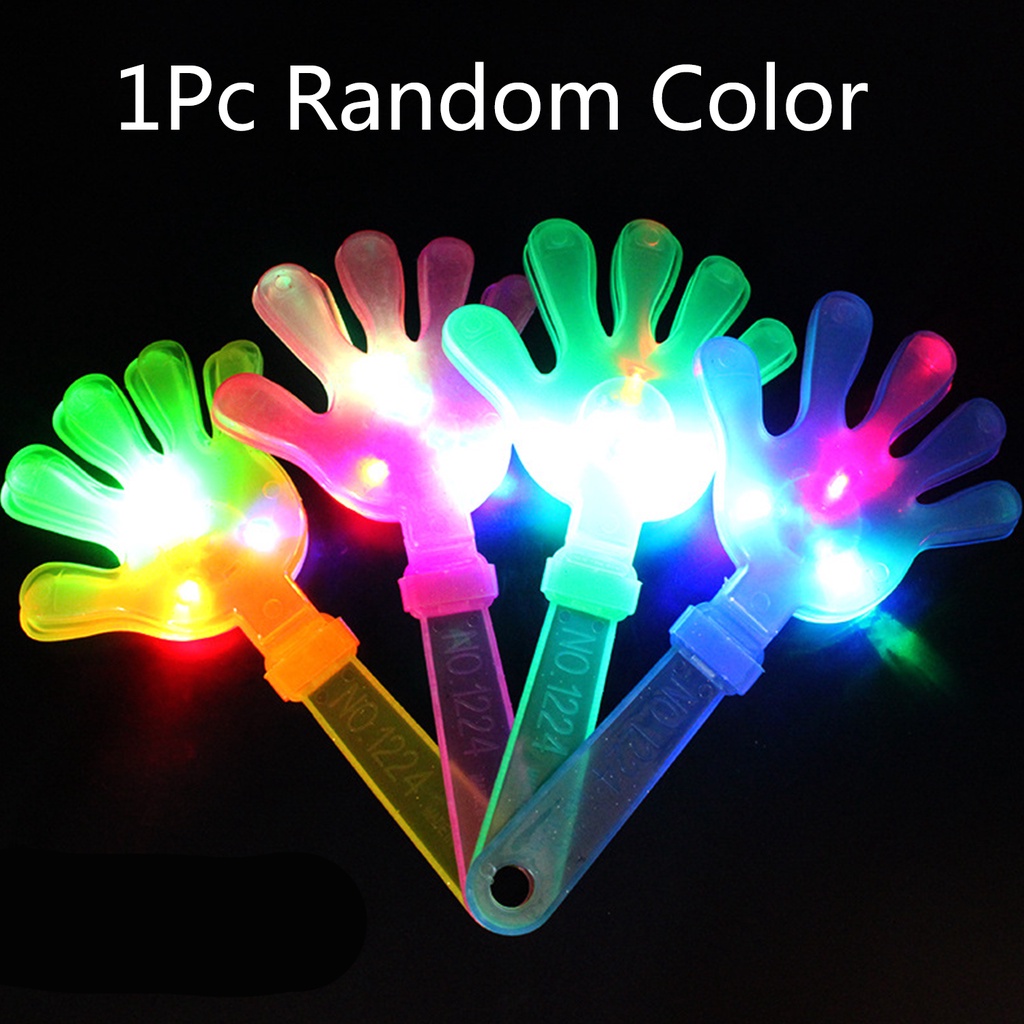1 Pc LED Hand Clapper Flash Luminous Applause Simulator Loud Maker Clap ...