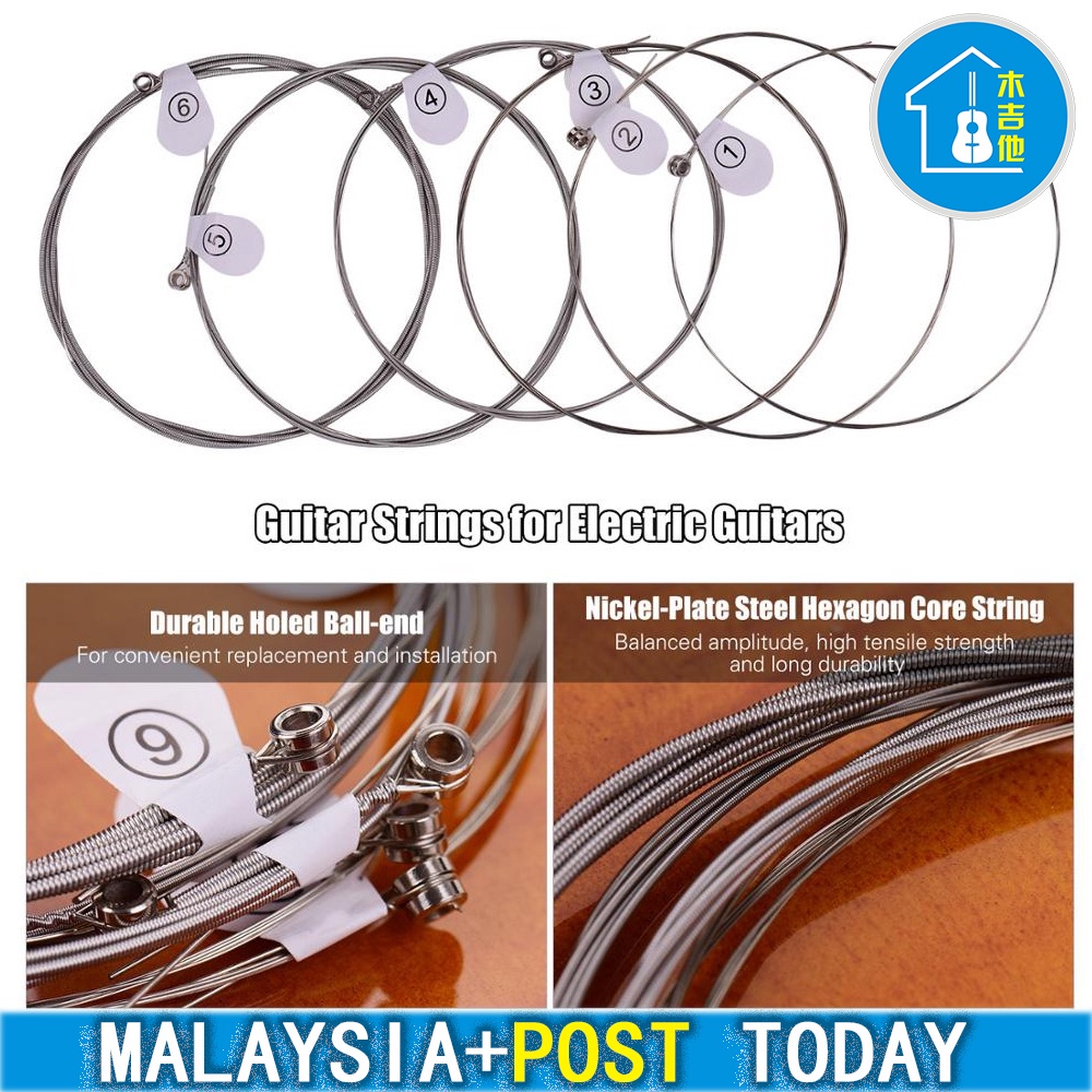 【Authorised dealer】 Ziko Electric Guitar Strings Set Nickel Wound Extra ...