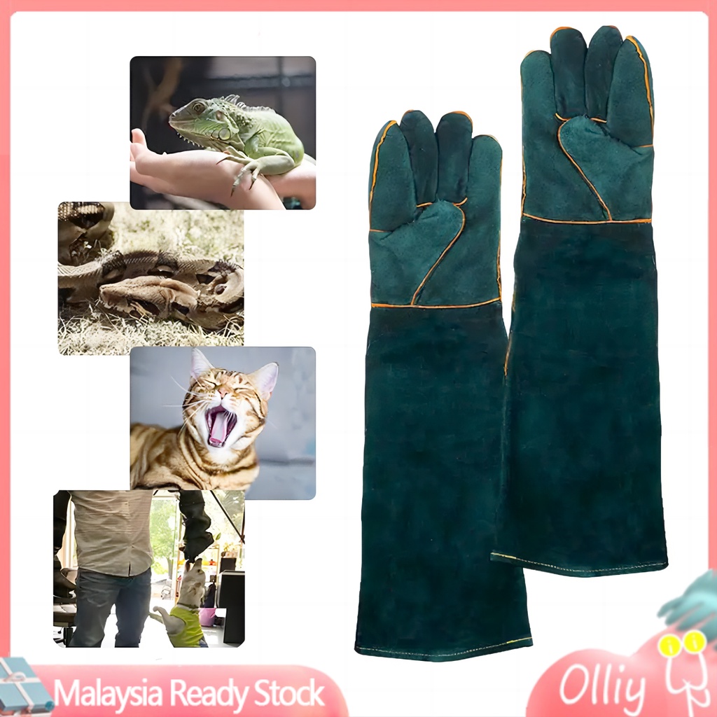 Protective Gloves Anti-scratch Anti-bite Reptile Cat Dog Snake Wild ...