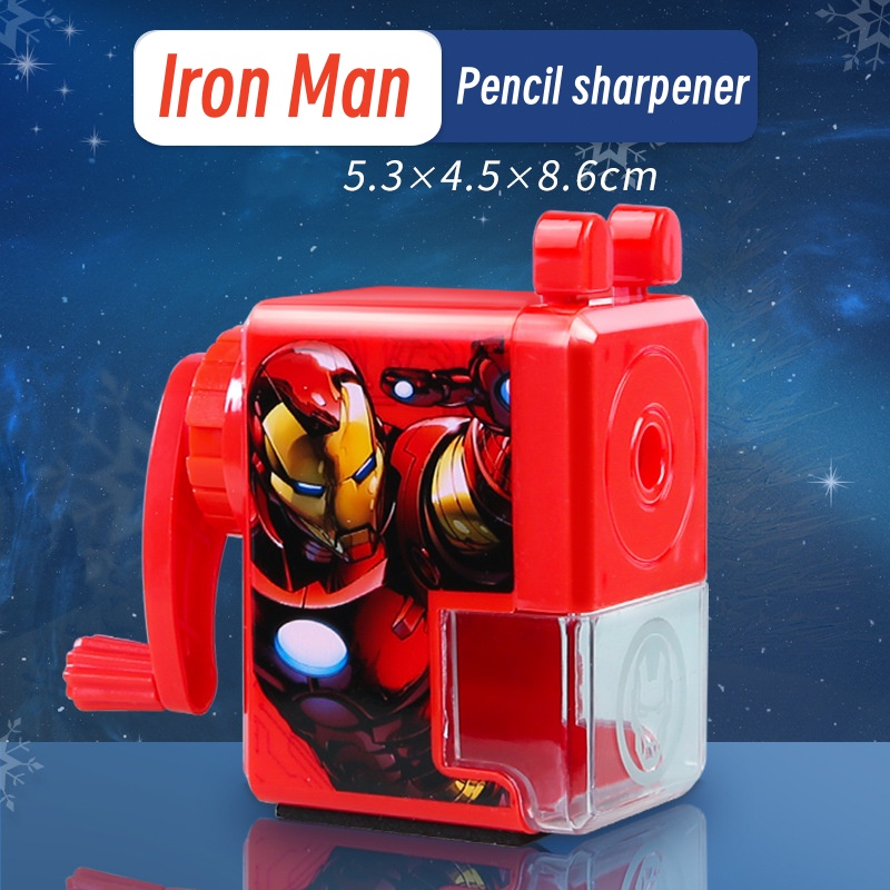 Disney Hand-Crank Pencil Sharpener Iron Man | Shopee Malaysia