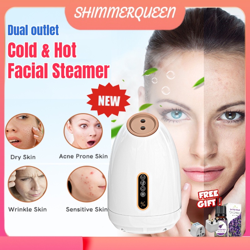 Hot Cold Spray Facial Steamer Nano Hydrating Spray Facial Household ...