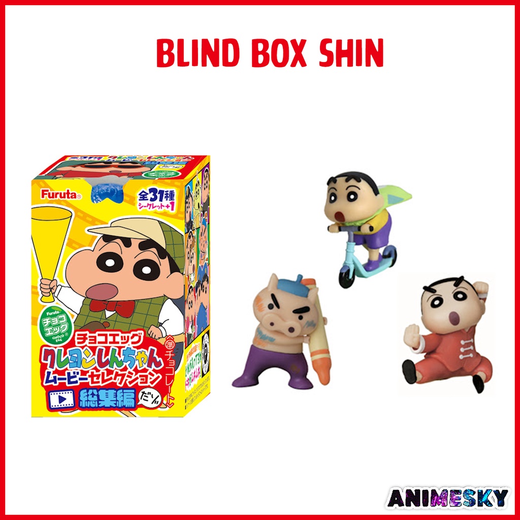 Blind Box Shin Pencil Boy Genuine Furuta Chocolate Egg - Shin-chan ...
