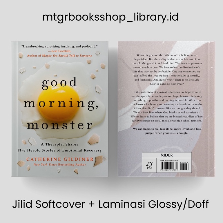 Good Morning Book, Monster by Catherine Gildiner (A Therapist Shares ...
