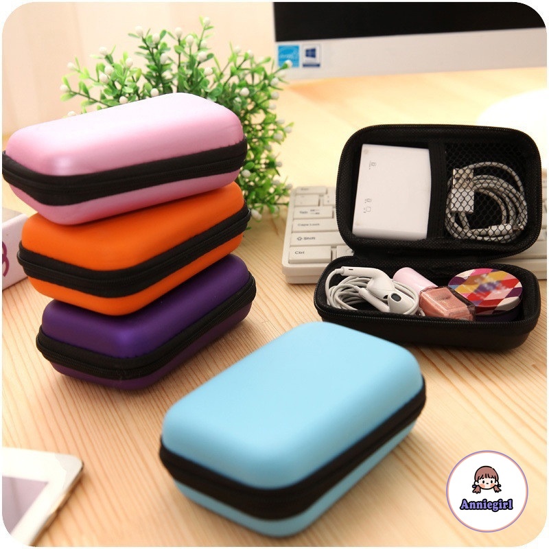 Organizer Storage Bag Cute Earphone Headset Container Box for Portable ...