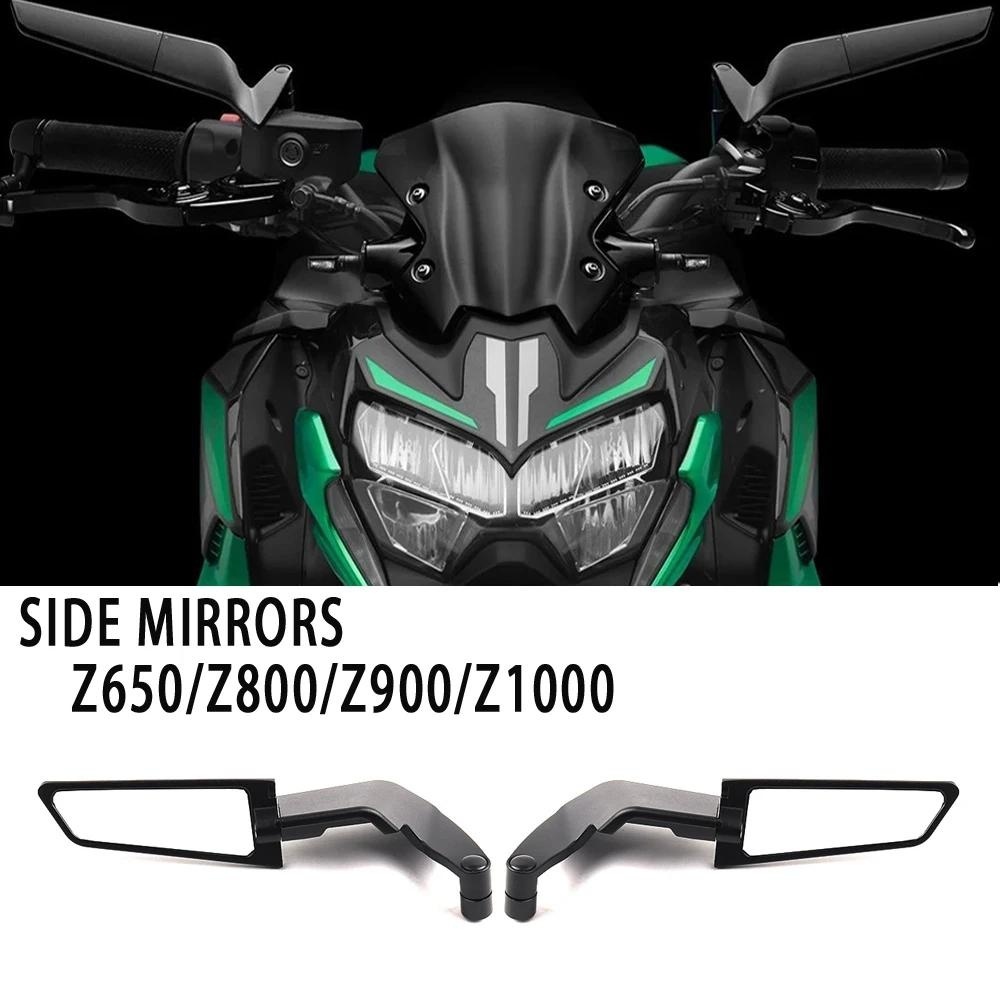 For Kawasaki Z900 Z650 2021 2022 2023 Motorcycle Mirrors Stealth ...