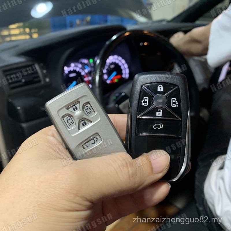 PLUS TOYOTA REMOTE VELLFIRE ALPHARD ESTIMA UPGRADE REMOTE KEY COVER ...