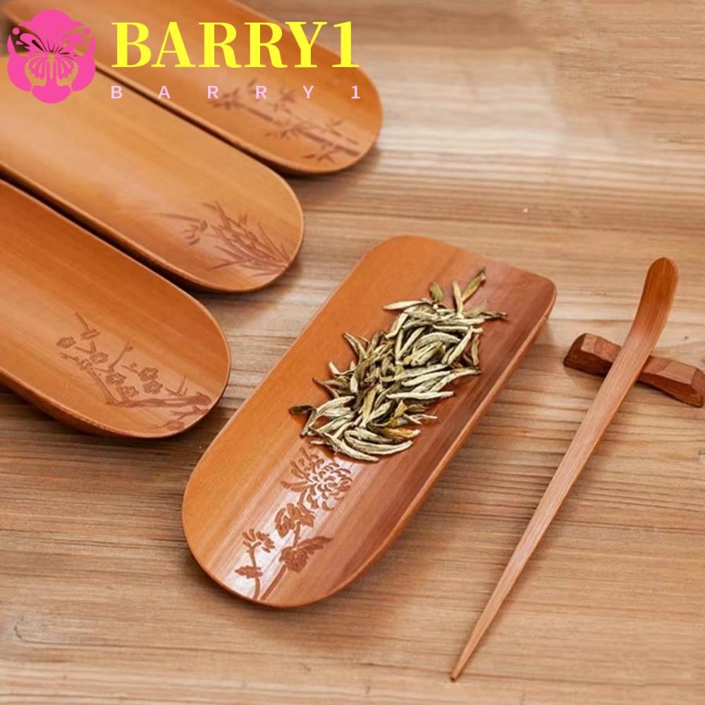 BARRY1 Bamboo Teaspoon Set, Portable Chinese Tea Tool Set, Cha Ze ...
