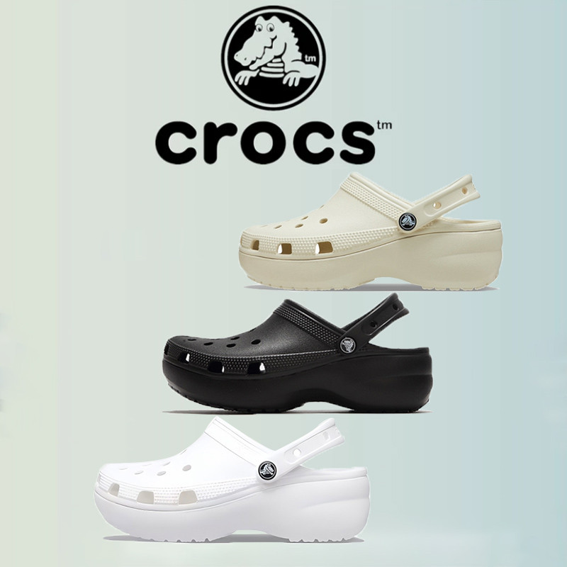 100% ORIGINAL CROCS ORIGINAL WOMEN'S CLASSIC PLATFORM CLOG PREMIUM ...