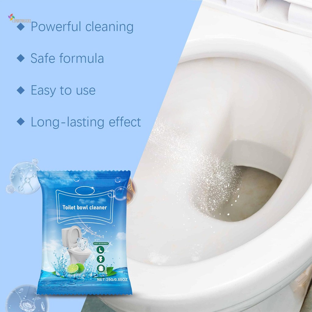Splash Foam Toilet Cleaner Self Activating Toilet Clean Powder | Shopee ...