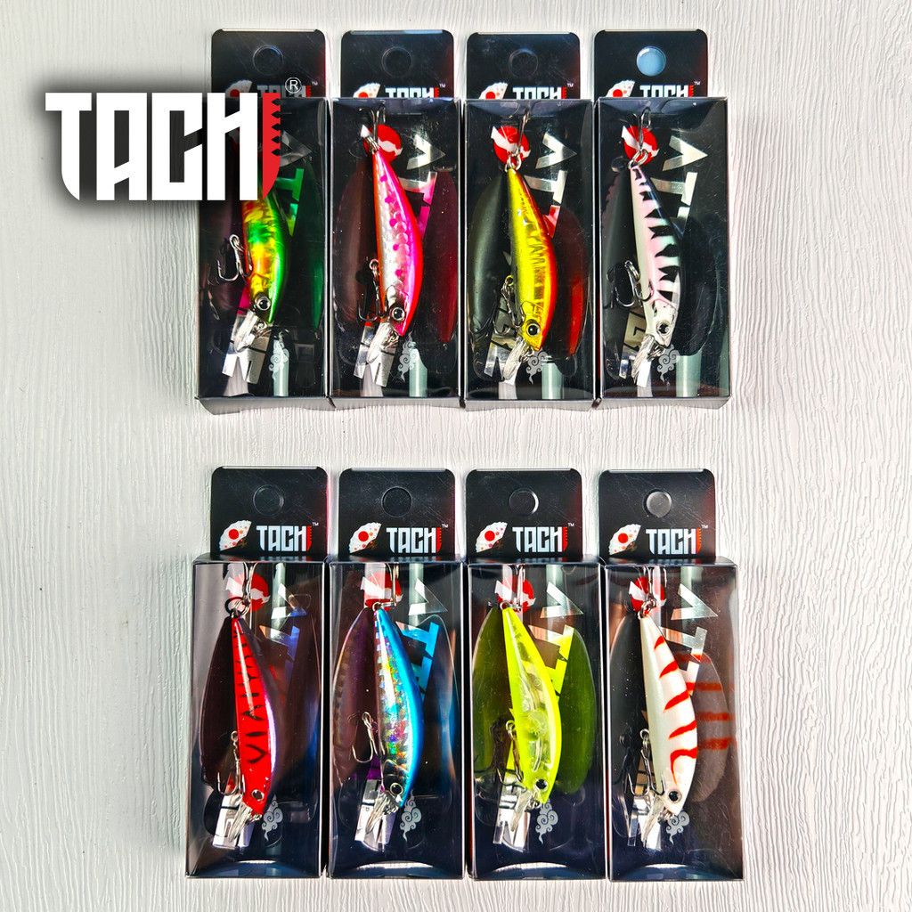 TACHI Drakos Sinking Minnow 5cm/6g Gewang Killer Fishing Lure Hard Bait ...