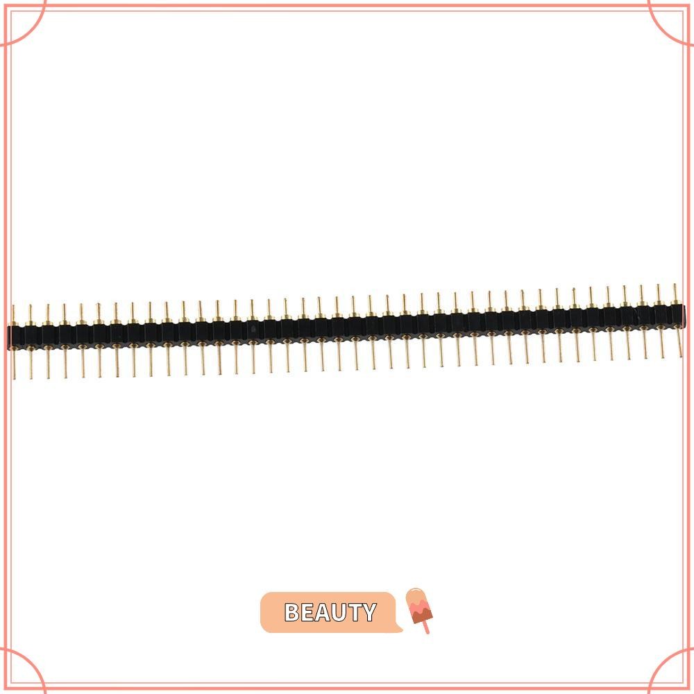 BEAUTYONE 10pcs Male Headers Pins, Single Row Straight Pin Header Strip ...