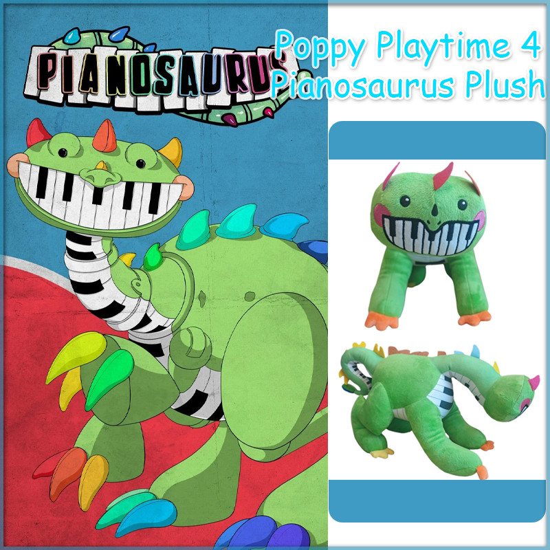 Poppy Playtime 4 Pianosaurus Plush Huggy Wuggy Flexible Limbs Plush ...
