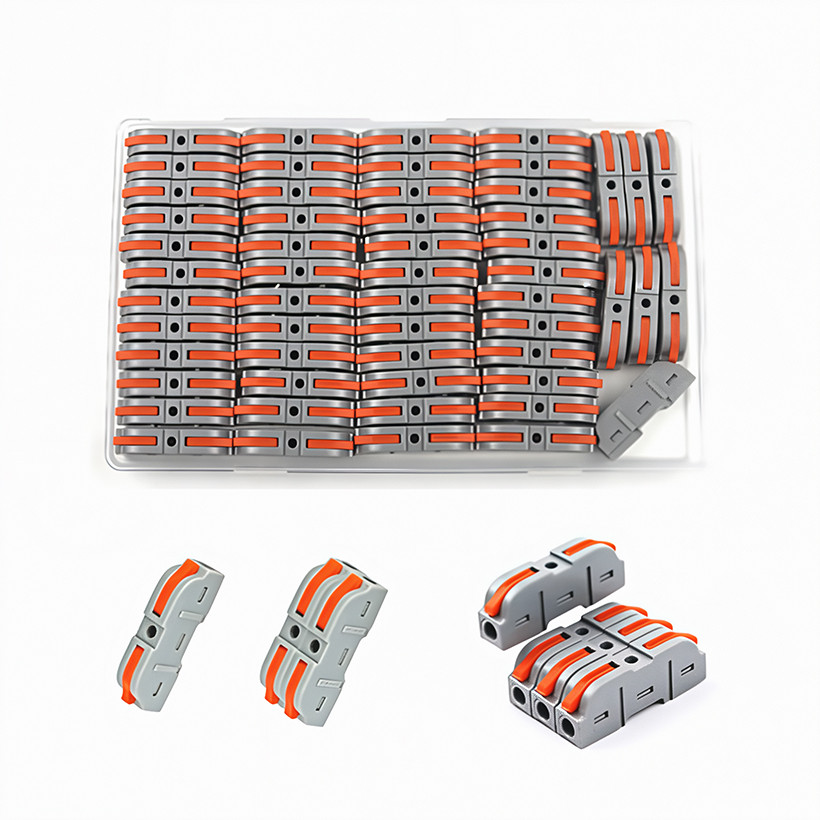 34/60/100PCS Quick Lever Wire Connectors LT-211 Universal Push-in Quick ...