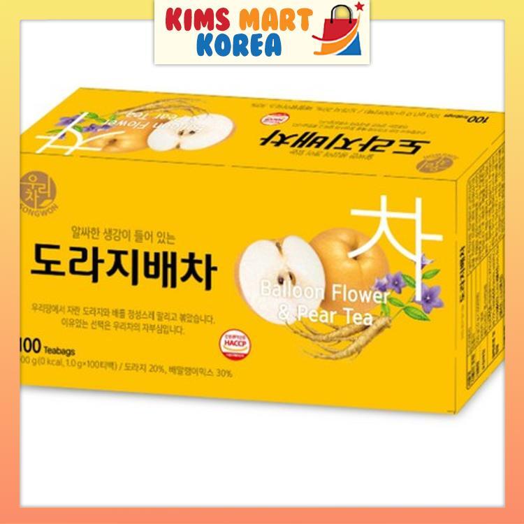 Songwon Bellflower Root & Pear Tea Korean Drink Food 1g x 100pcs ...