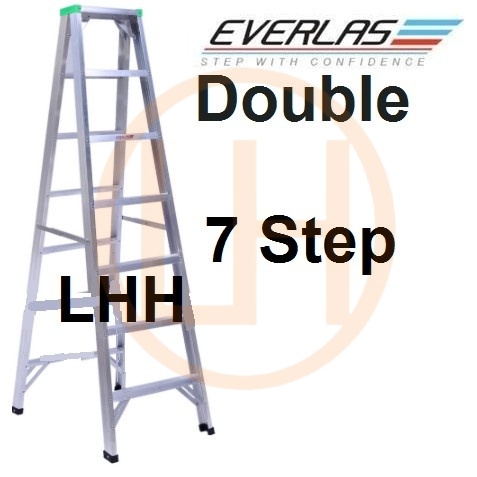 Everlas Double Sided Aluminium Ladder / Tangga Heavy Duty - DS07 - 7 ...