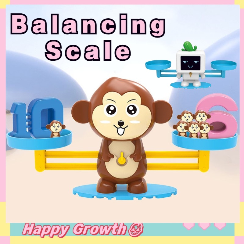 Math Balancing Scale Mathematic Traianing Monkey Number Balance Toys ...