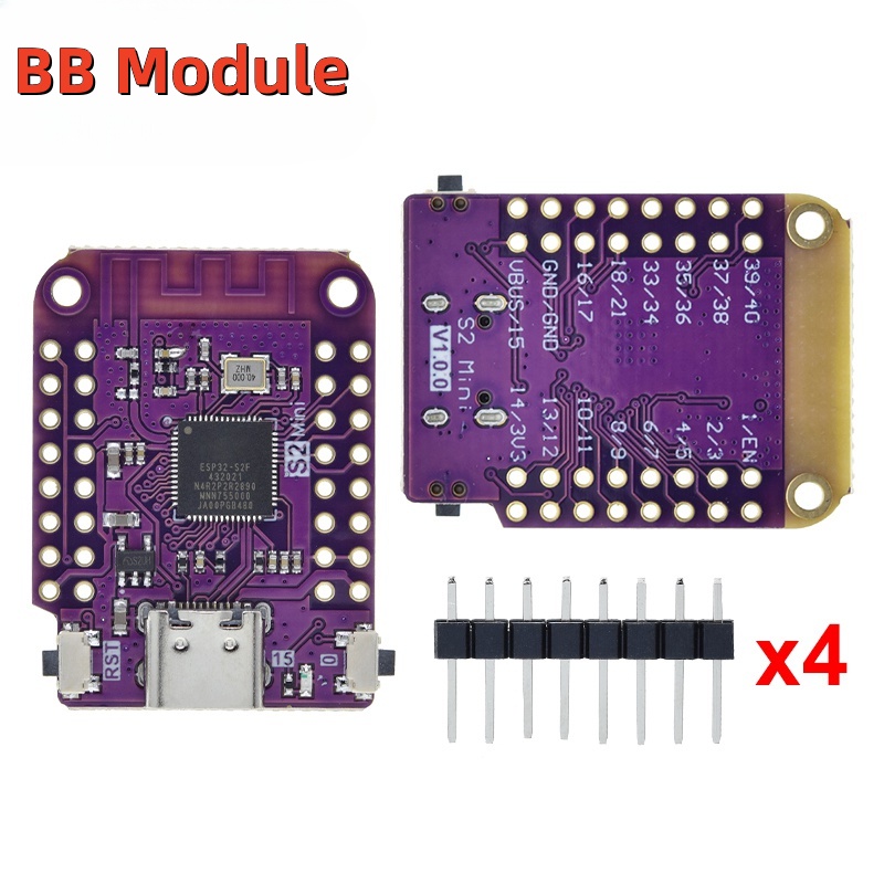 ESP32 S2 Mini WIFI Board Based ESP32-S2FN4R2 ESP32-S2 4MB FLASH 2MB ...