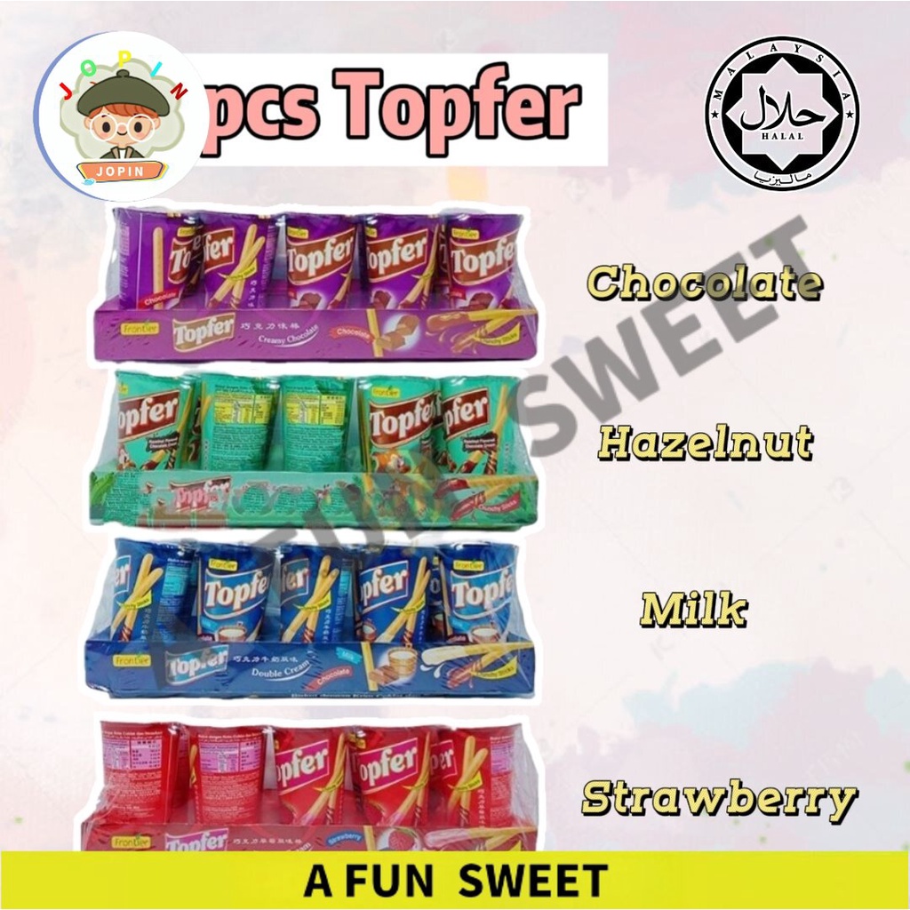 Topfer Crunchy Sticks[Chocolate / Hazelnut Chocolate / Milk & Chocolate ...