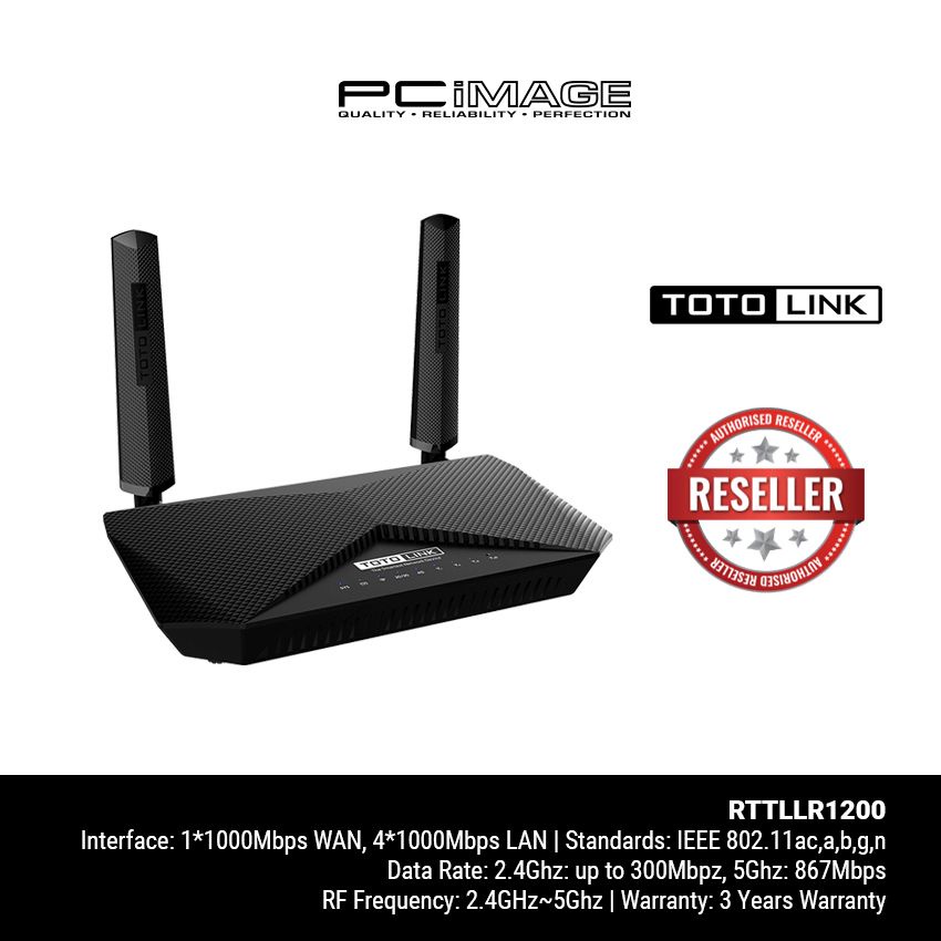 Totolink Lr1200 Ac1200 Dual Band 4g Lte Wireless Router Shopee Malaysia