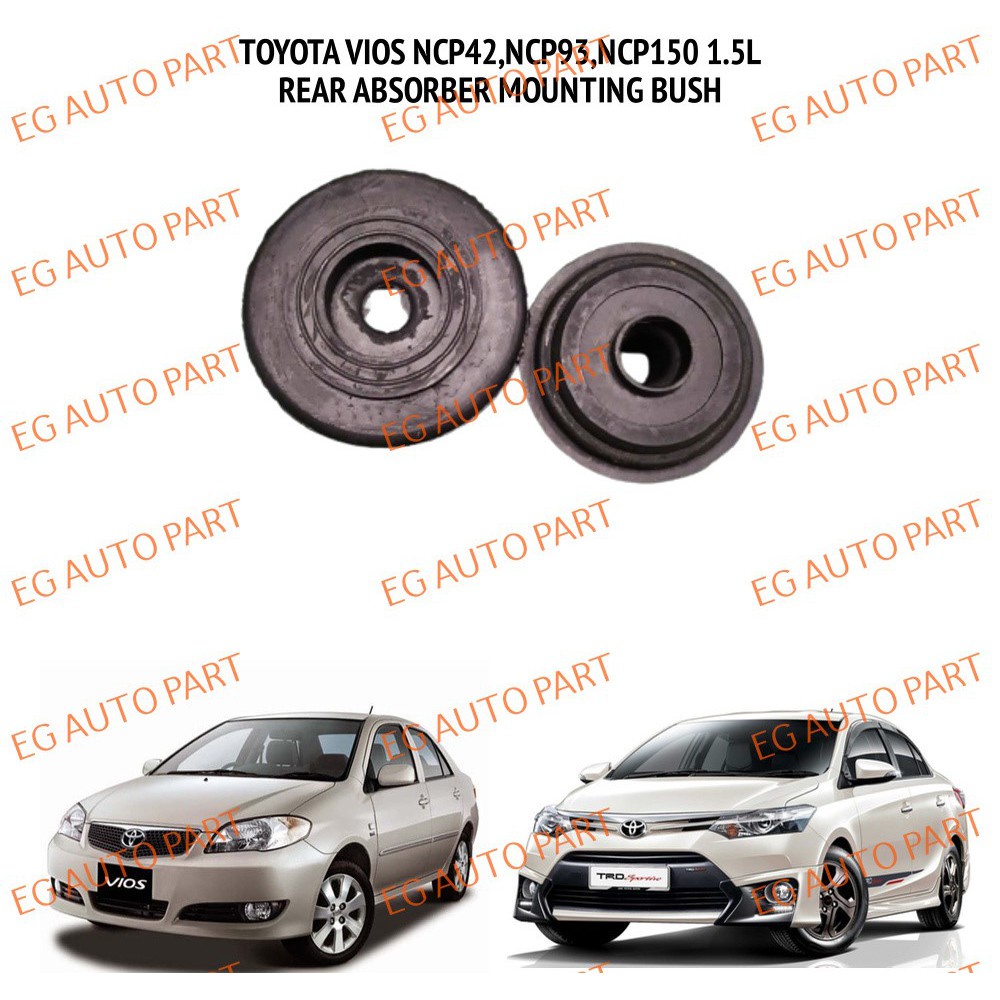 (PREMIUM QUALITY) REAR ABSORBER MOUNTING BUSH 1SET=2PCS TOYOTA VIOS ...