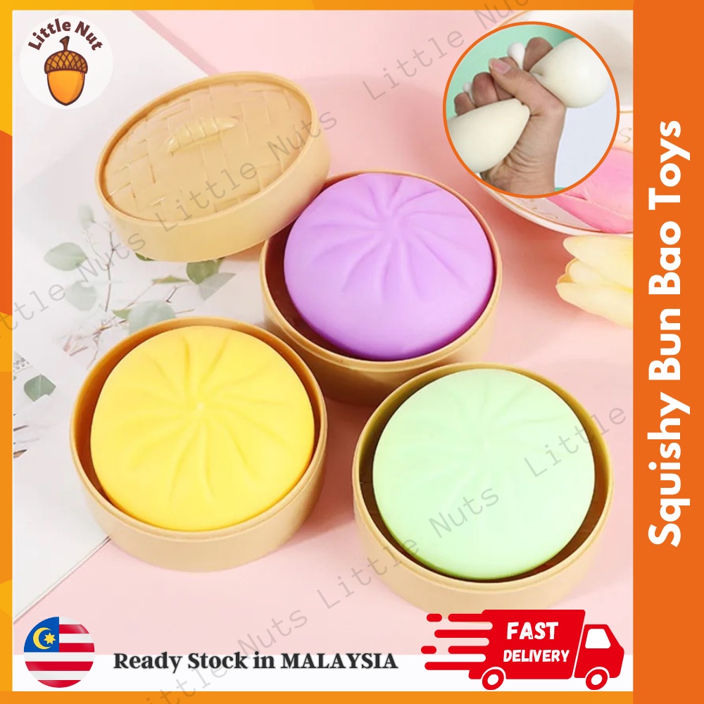🔥HOT🔥 Squeeze Bun Toy | Steamed Stuffed Squishy Food Decompression ...
