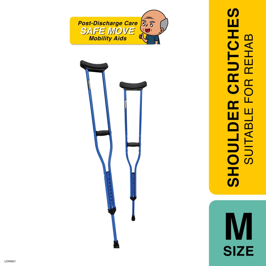 Alpro Pharmacy Exclusive - Anzen Shoulder Crutches Adult/Giant (Tongkat ...