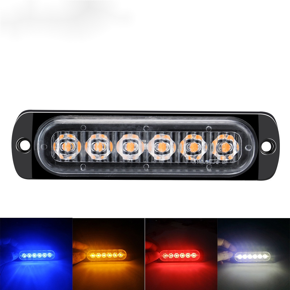 WORBEN Ready Stock 6led Waterproof Car Emergency Light LED Truck Side ...