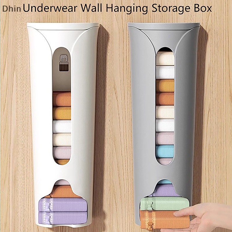 [Dhin] Organizer Closet Wall Hanging Box Panties Storage Boxes Wardrobe ...