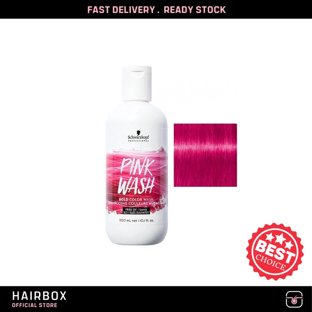 SCHWARZKOPF Color Wash Shampoo (PINK) - 300ML (HB) | Shopee Malaysia