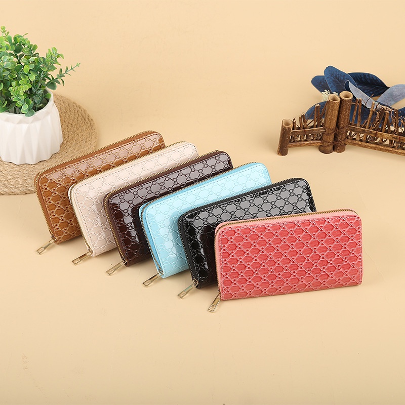 Single Zipper Creative Printing Wallet Women's New Korean Style ...