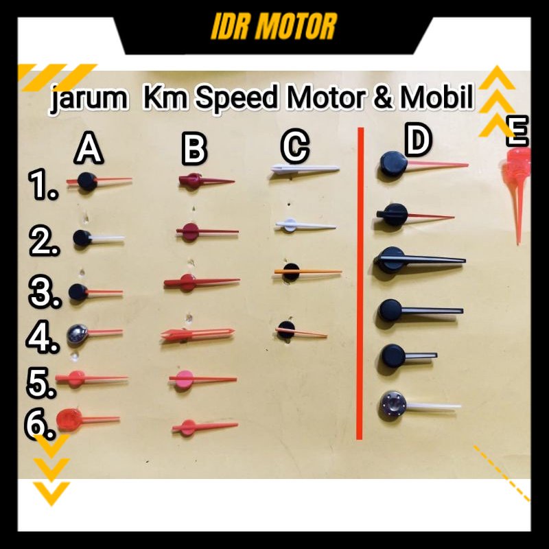 Universal PRECISION original rpm speed INDICATOR NEEDLE | Shopee Malaysia