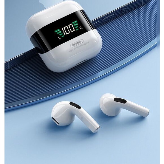 REMAX TWS 10 PLUS TRUE WIRELESS STEREO MUSIC EARBUDS 5.1 WITH DIGITAL DISPLAY. | Shopee Malaysia
