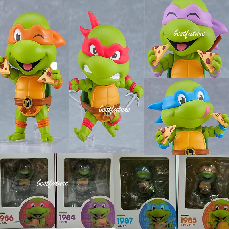 Teenage Mutant Ninja Turtles Nendoroid Raphael Leonardo Michelangelo ...