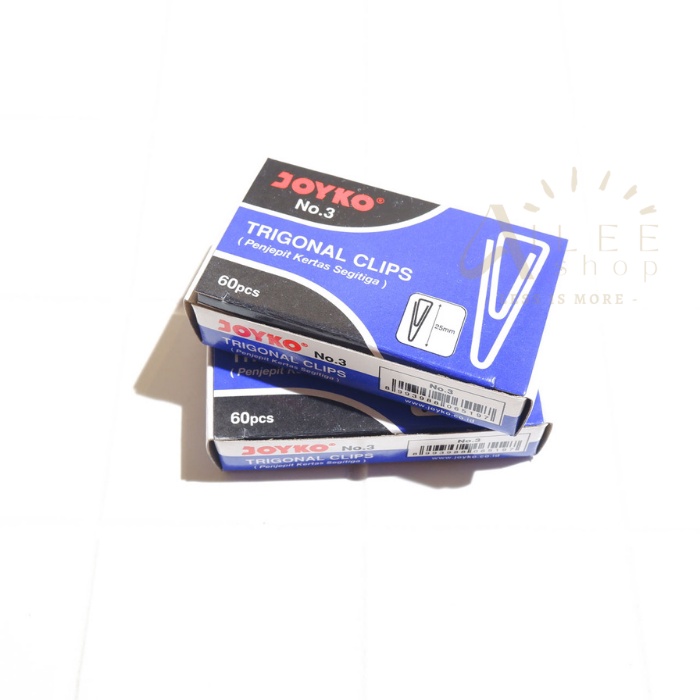 Trigonal Paperclip No. 3 Joyko / Triangular Paper Clip | Shopee Malaysia