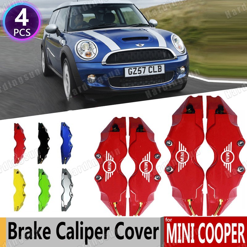 4pcs ABS Wheel Disc Brake Caliper Cover with Mini Logo for BMW Mini ...