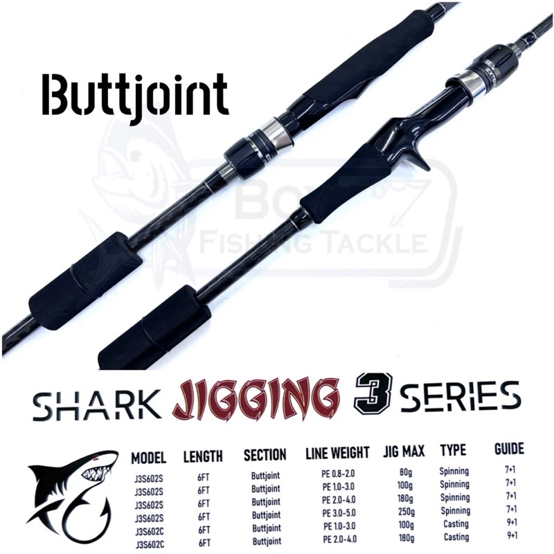 2023 NEW EXTEND SHARK 2 SERIES SHARK JIGGING 3 SERIES FISHING ROD ...