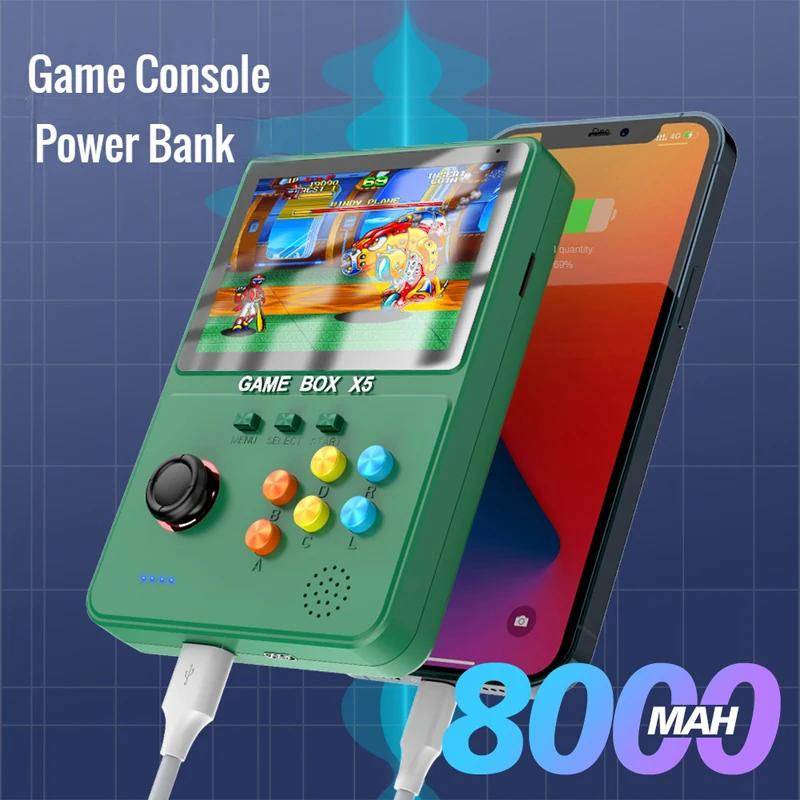 X5 Handheld Game Console with 10000+ Games Portable Retro 8000Mah ...