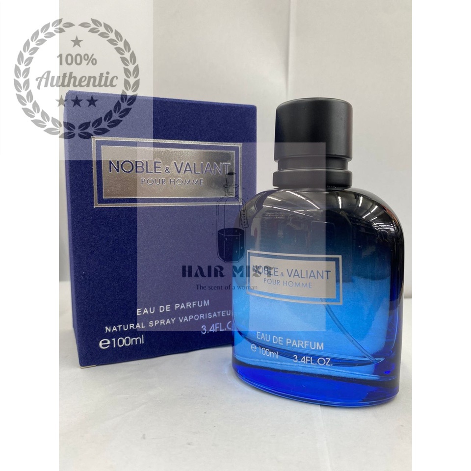 NOBLE & VALIANT 100ML POUR HOMME EAU DE PARFUM NATURAL SPRAY ...
