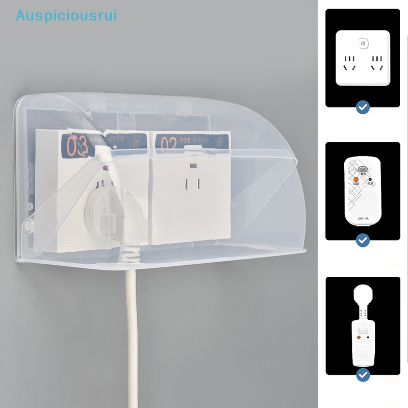 Auspiciousrui 86 Type Wall Socket Waterproof Box Self-Adhesive Electric ...