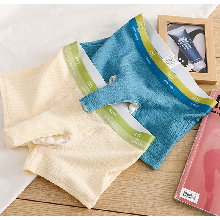 Simple Solid Color Men's Underwear Pure Cotton Comfortable Soft Unique ...