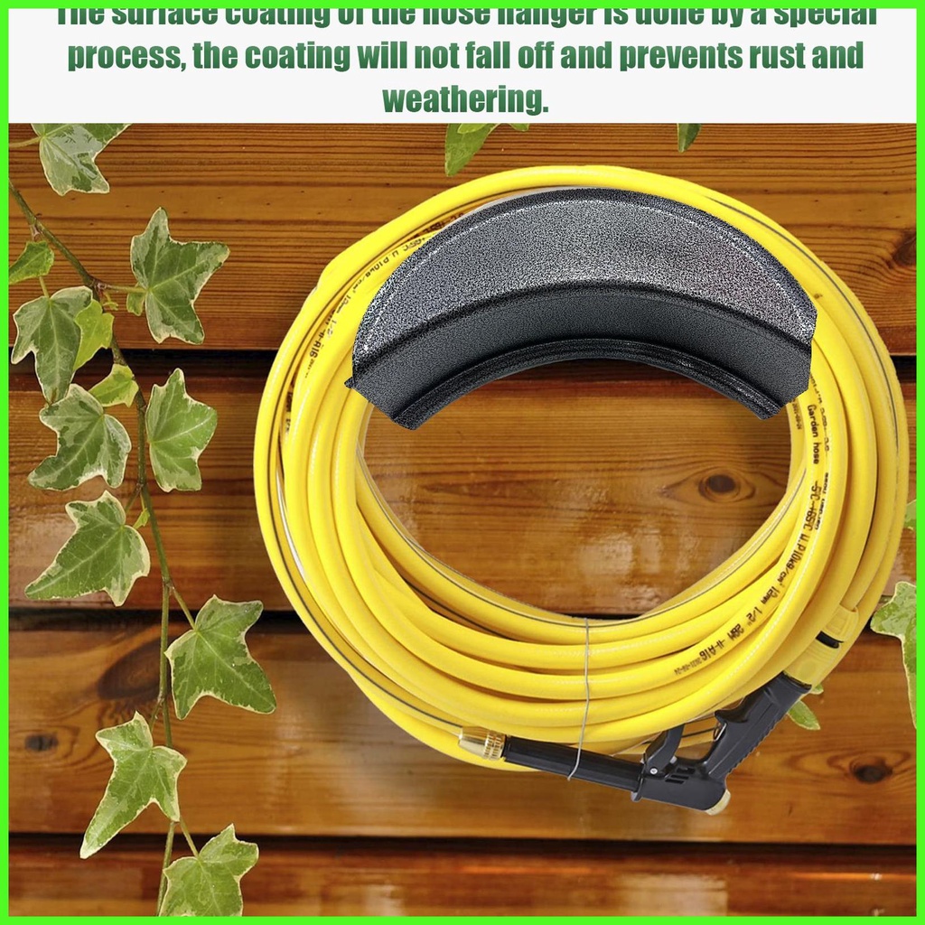 Wall Hose Holder Heavy-Duty Garden Hose Hanger Corrosion Resistant Hose ...