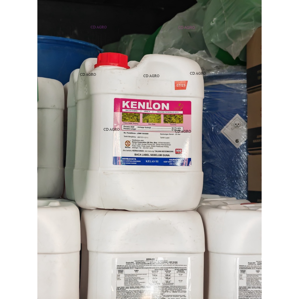 20L Kenlon - Racun Rumput Rumpai Herbicide (One drum for one order only ...