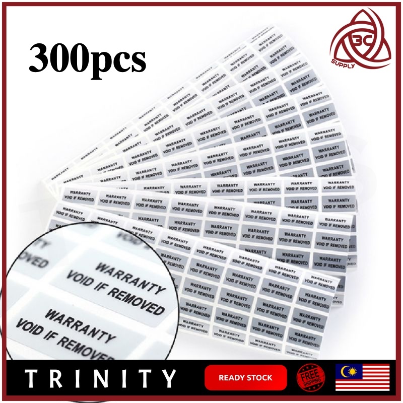 300pcs Stickers Sticker Hologram - VOID IF REMOVED - Security Tamper ...