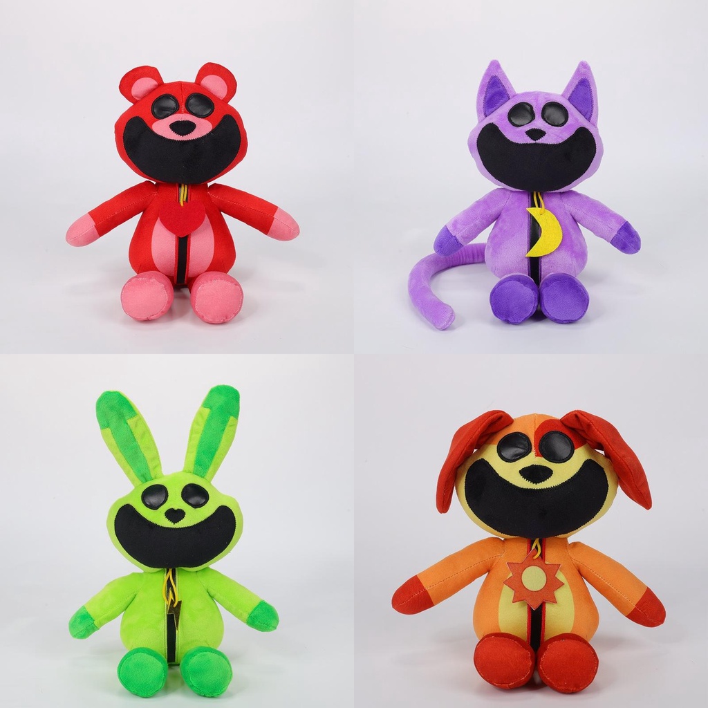30cm Smiling Critters Plush Doll Cartoon Game Catnap dogday pickypiggy ...
