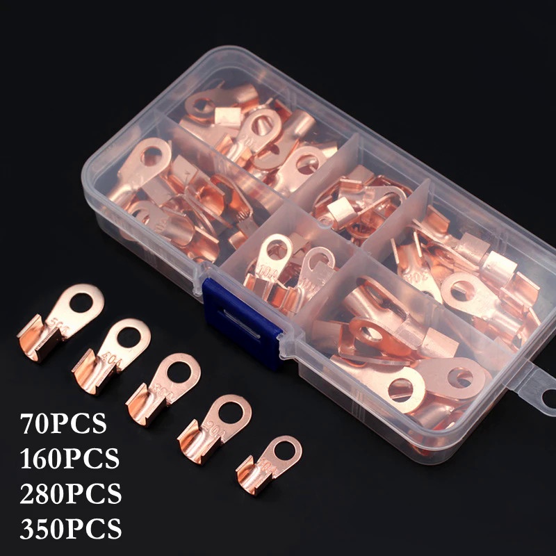 350/280/160/70pcs OT Series Terminal 10A 20A 30A 40A 50A Splice Wire ...