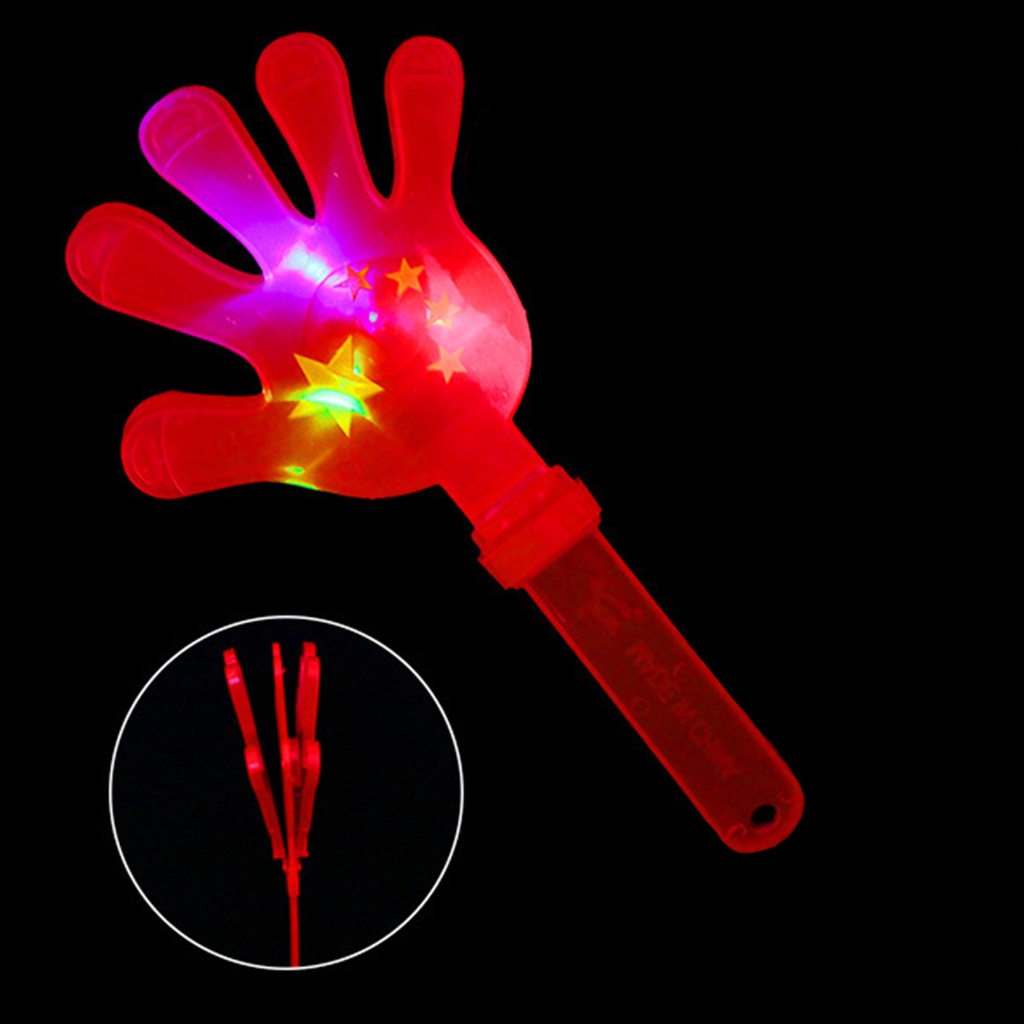1 Pc LED Hand Clapper Flash Luminous Applause Simulator Loud Maker Clap ...