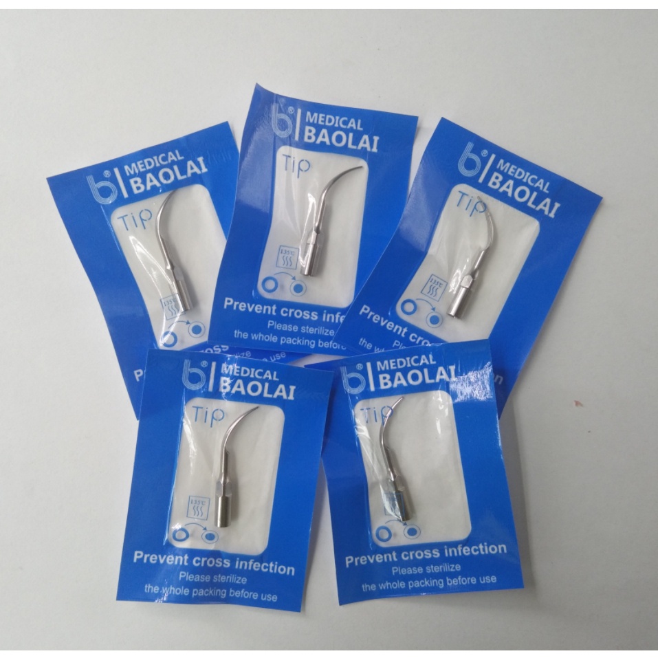 Baolai T type scaling dental tips ultrasonic scaler scaling Endo Perio tip fit universal ...